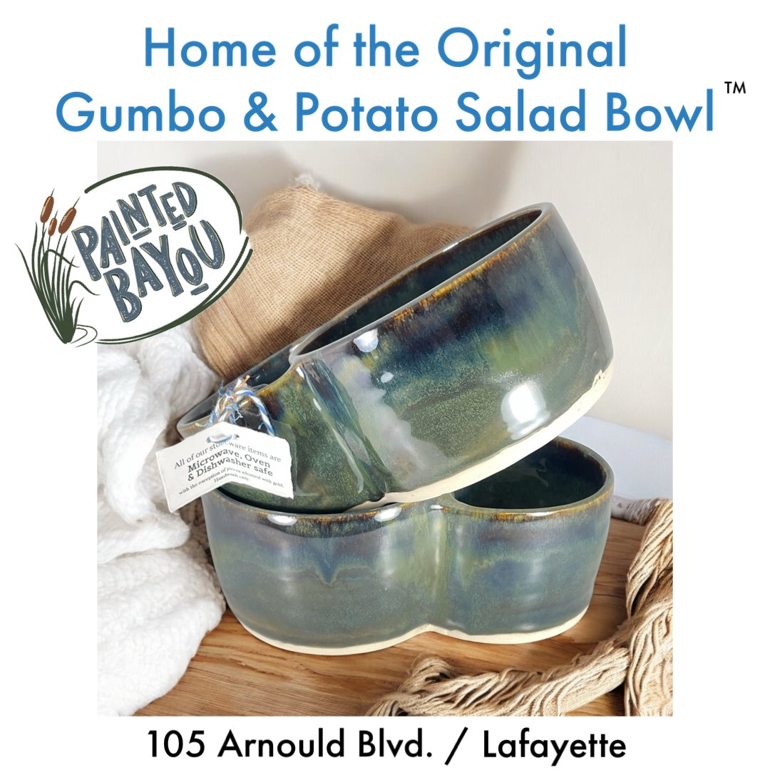 Gumbo & Potato Salad Bowls – Painted Bayou